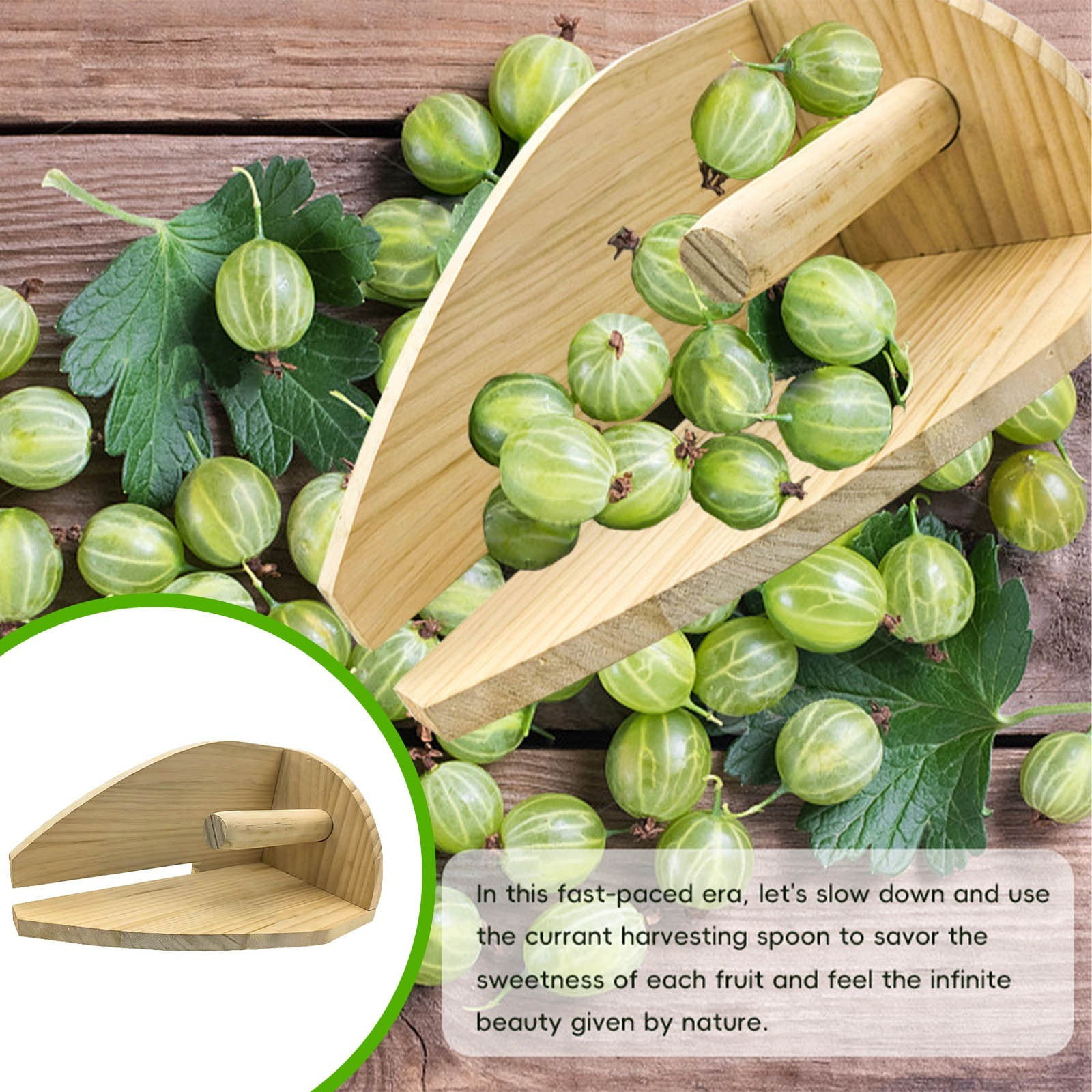 Guibest Quick And Easy Berry Harvesting Wooden Harvesting Is And ...