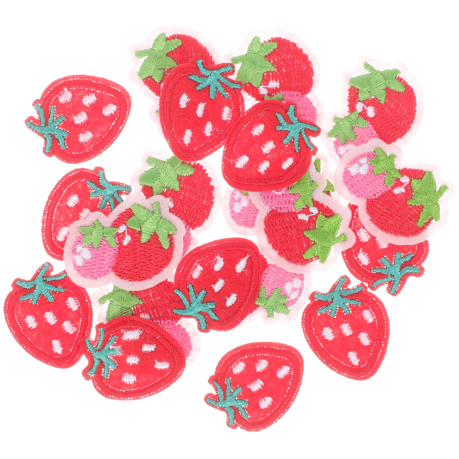 Guichaokj 20 Pcs Decor Strawberries Strawberry Patches Kids Iron The ...