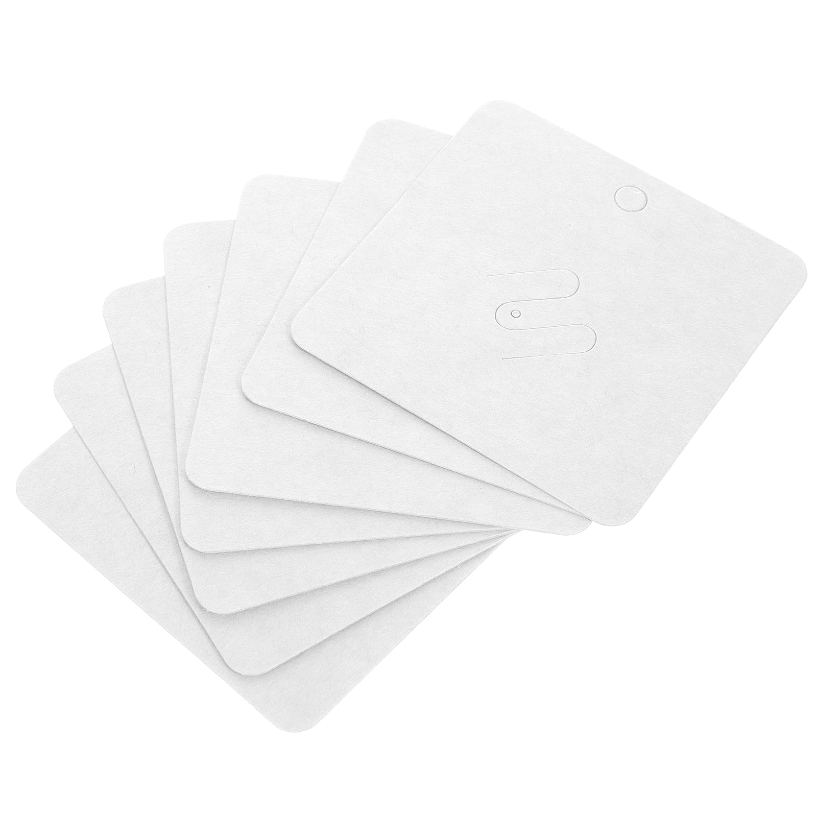 WRITWAA Cute Brooch Pins Brooch Display Cards White Paper 200Set ...