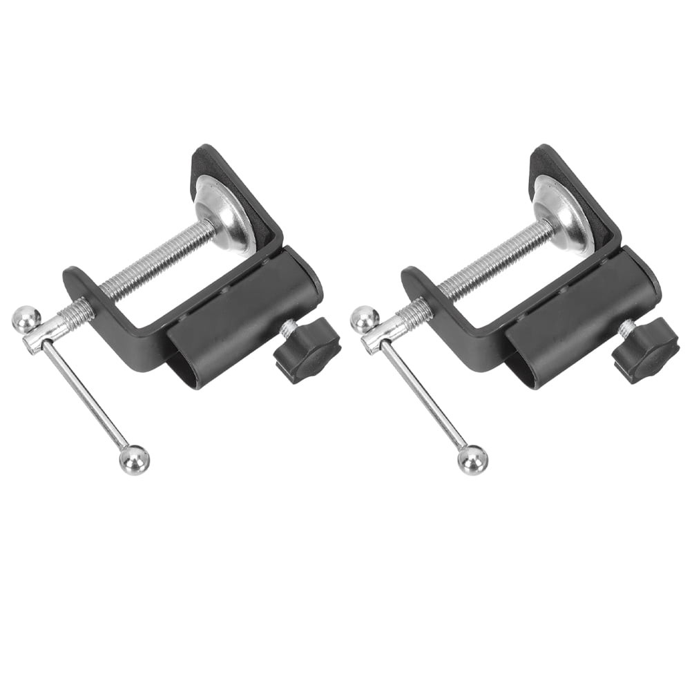 WRITWAA 2Set Adjustable Metal Table Clamp Mounting Bracket for Desktop ...