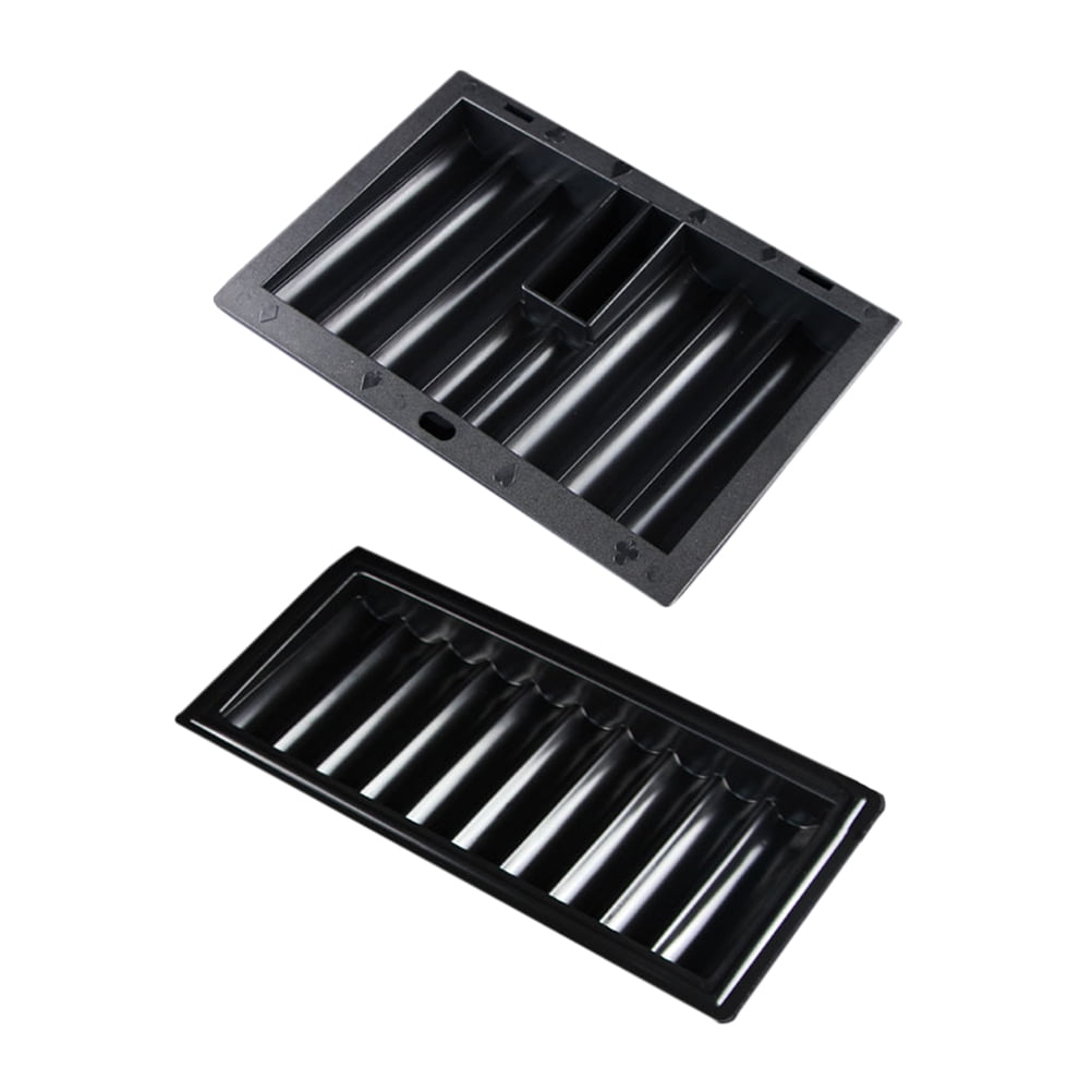 Guichaokj 2pcs Poker Chip Tray Table Chips Tray Poker Chip Holder ...