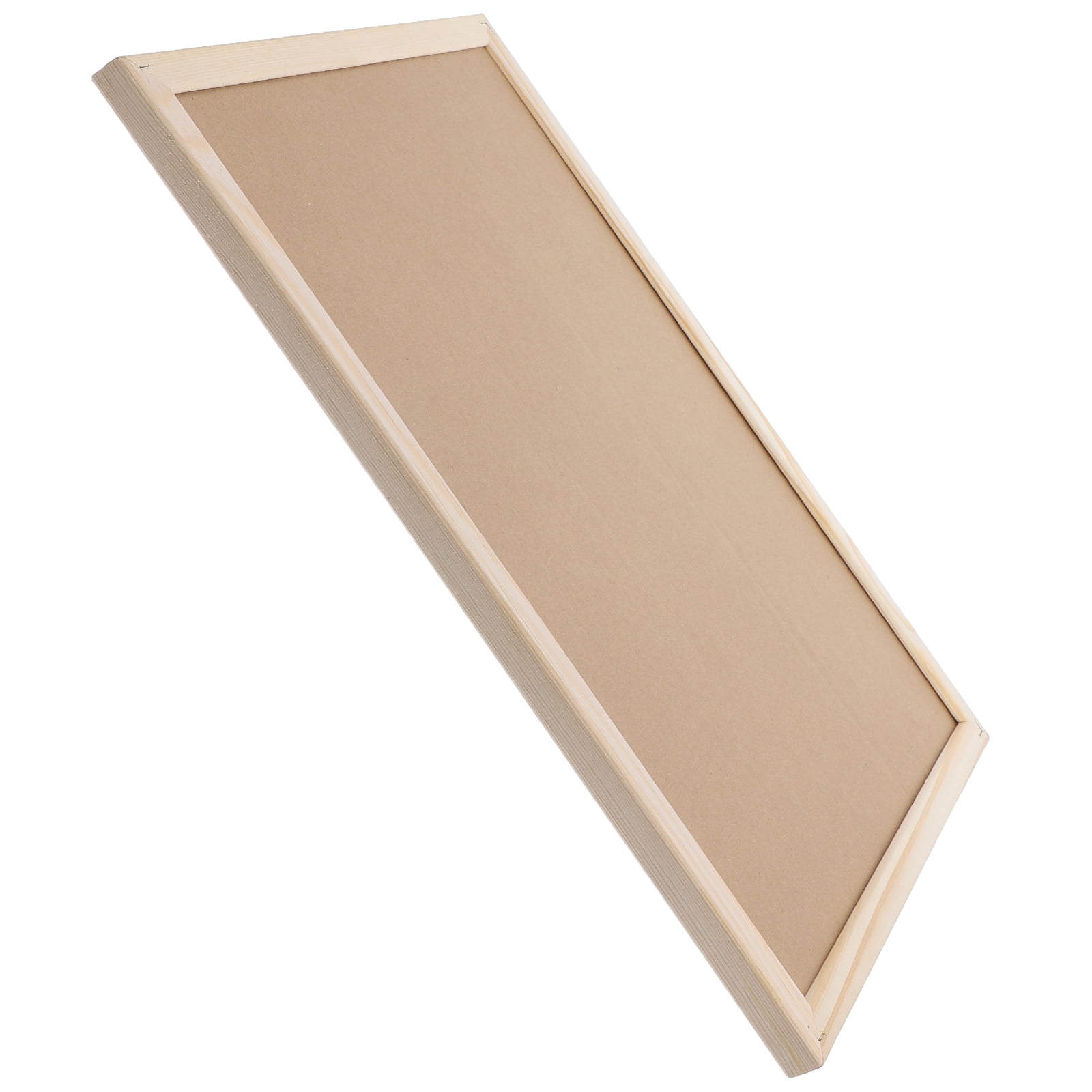 WRITWAA Announcement Board Khaki Rectangular Cork Bulletin Board ...