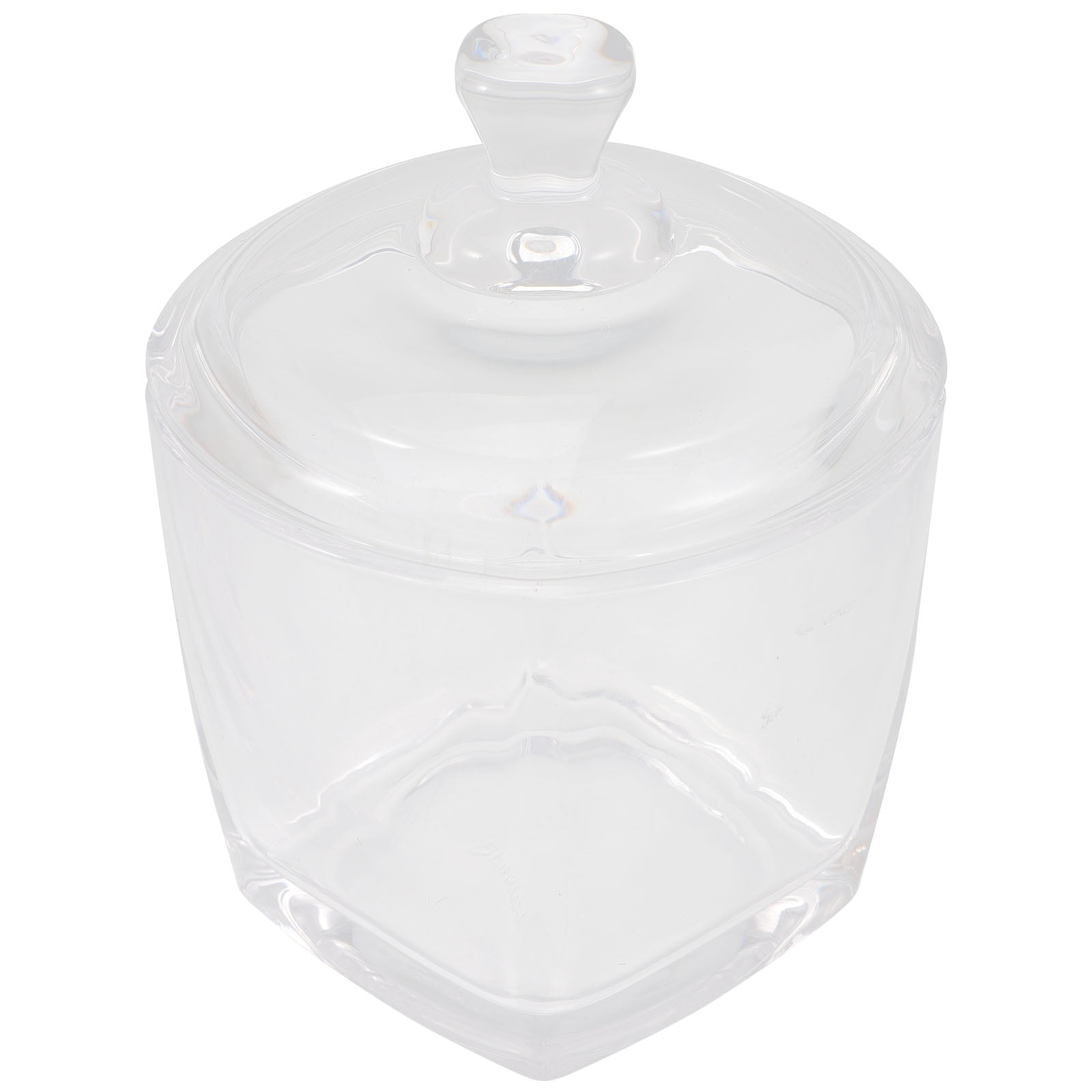 WRITWAA Clear Glass Candy Jar with Lid for Kitchen Storage, Home ...