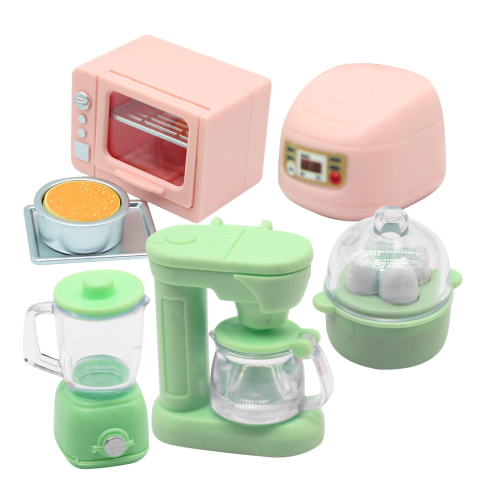 Guichaokj Dollhouse Kitchen Furniture Mini Coffee Maker Coffee Machine ...