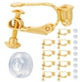 Guichaokj Ear Clip Adapter Earring Converters Pierced to Earrings ...