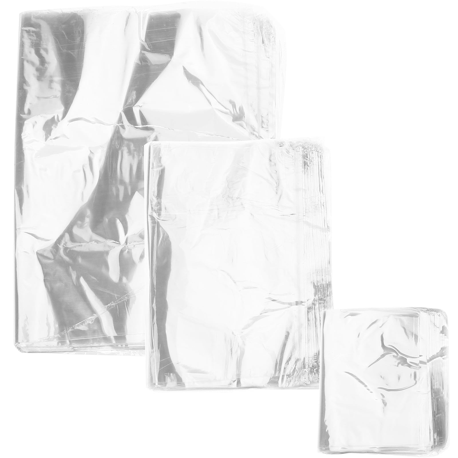 WRITWAA Clear Shrink Bags Heat Shrink Film Bags Transparent Pvc 300Set ...