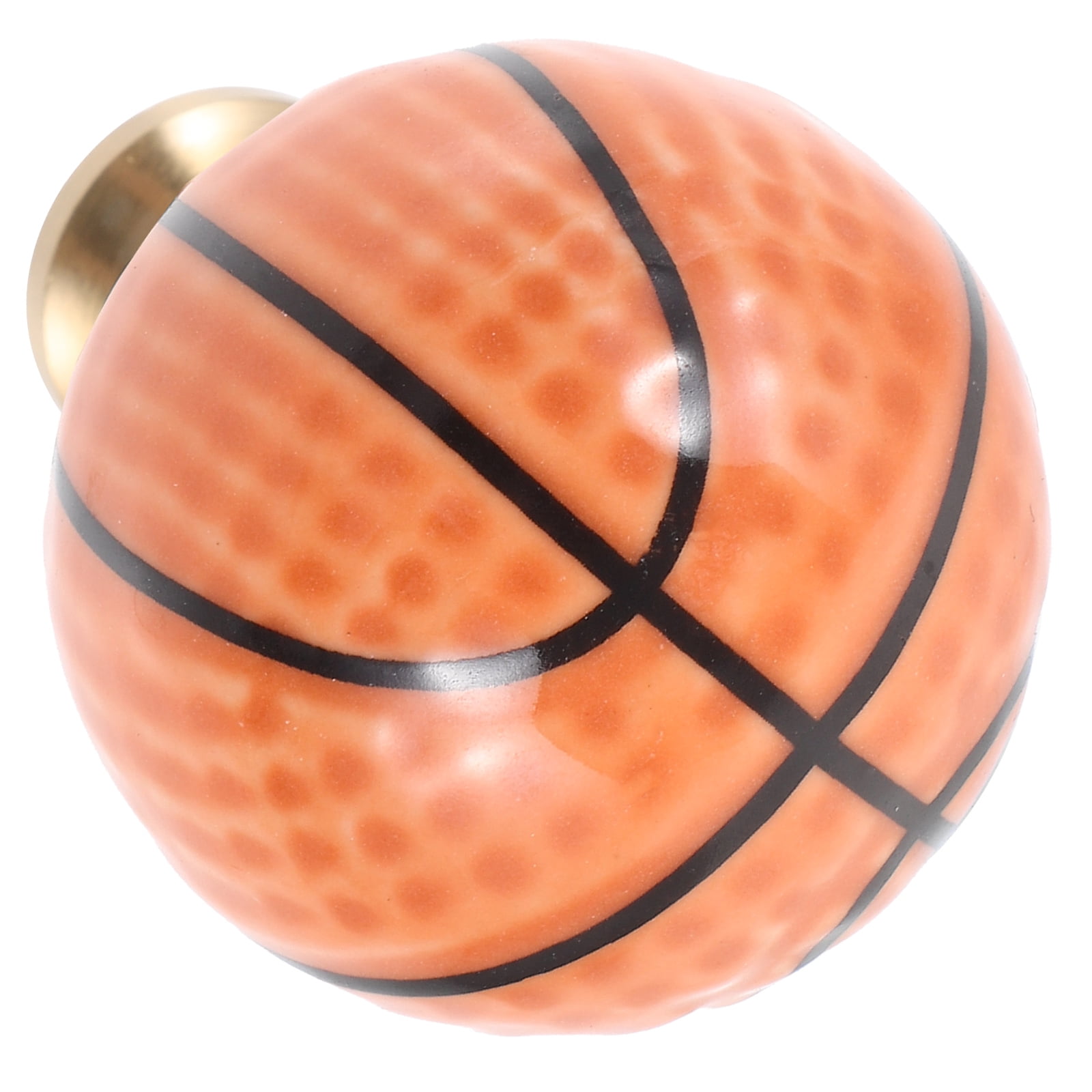 WRITWAA Modern Brass Ball Drawer Pulls Sports Themed Replacement ...