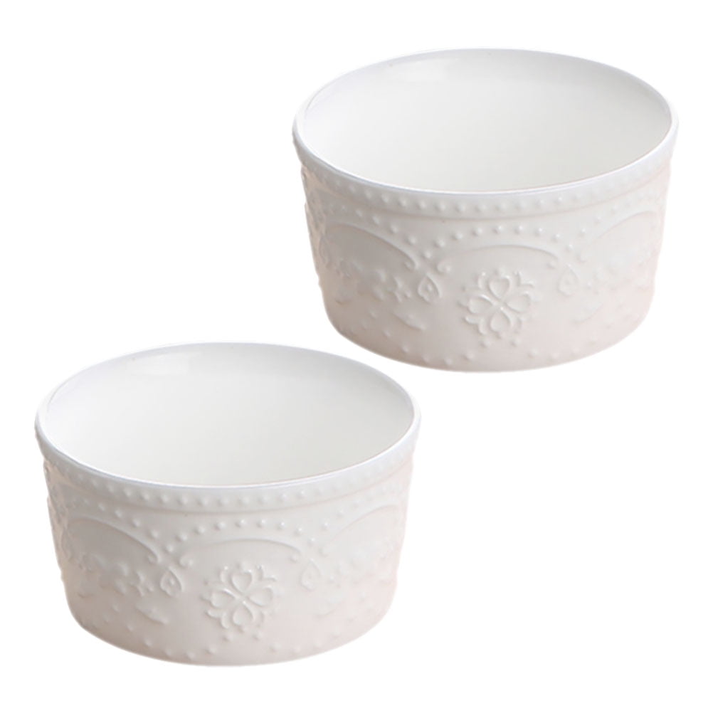 Guichaokj Kitchen Baking Tool Fruit Bowl Souffle Ceramic Pudding ...