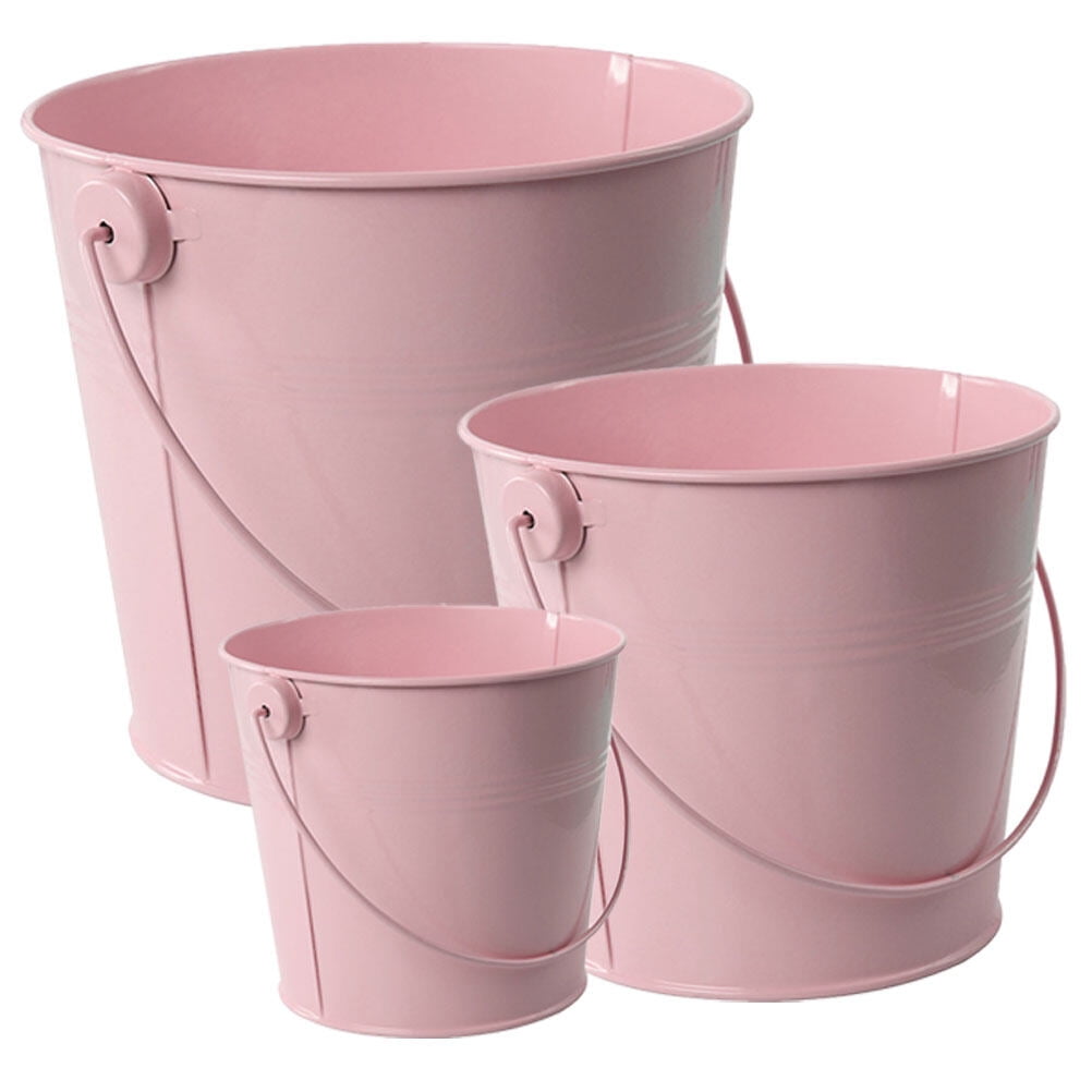 Guichaokj Mini Bucket Outdoor Patio Decor Iron Country Flower Pot ...