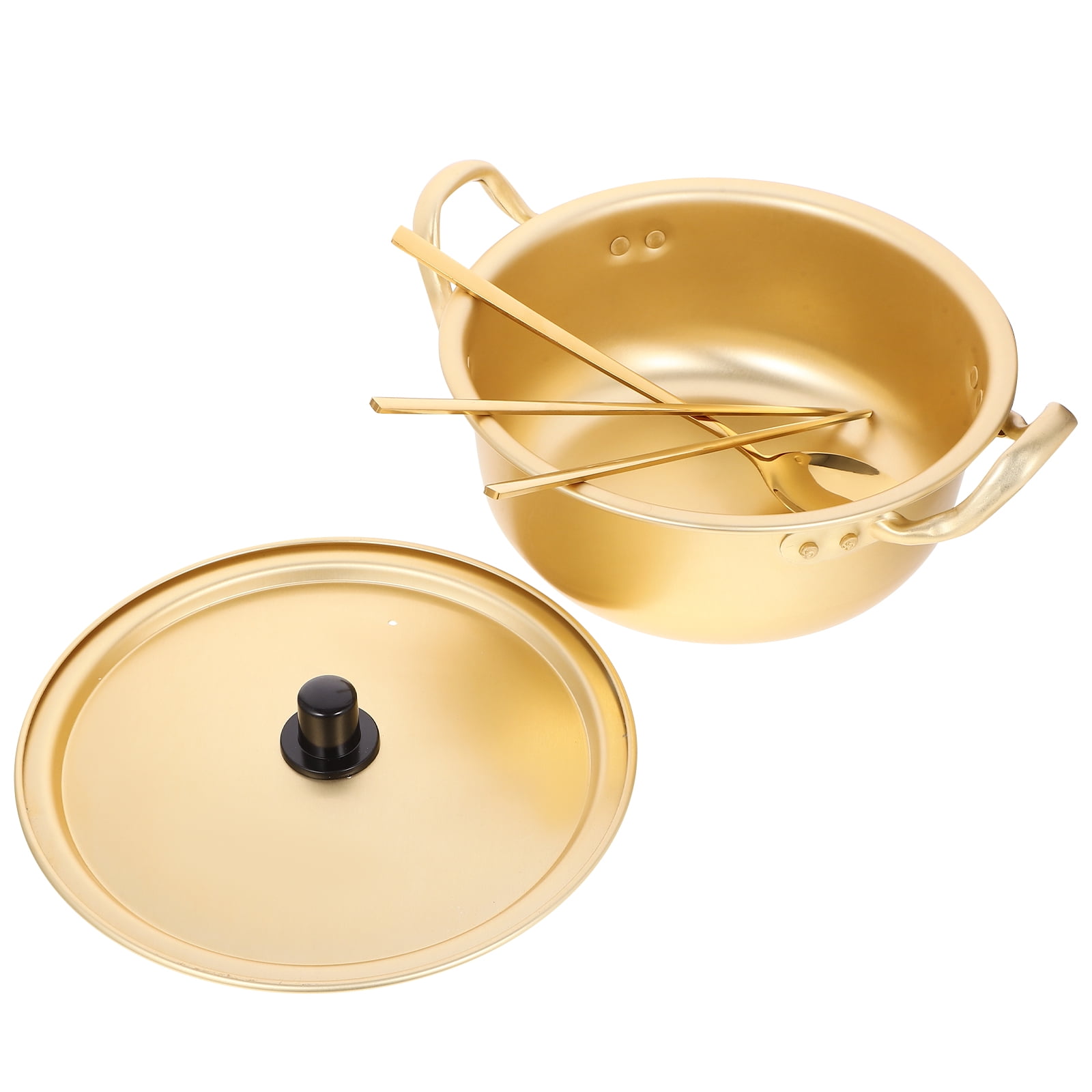 Guichaokj Nonstick Aluminum Ramen Noodles Pan, Saucepan, Wok Frying ...