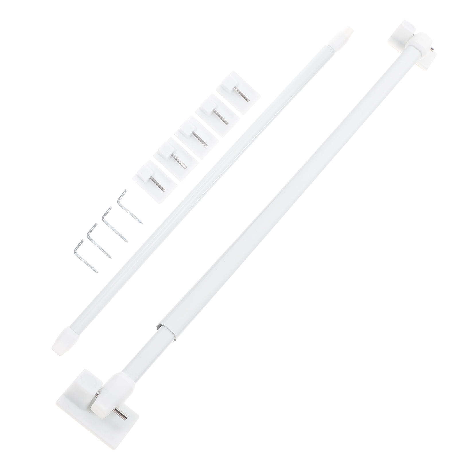 Guichaokj Screen Rod Curtain Rods No Drilling Adjustable Window ...