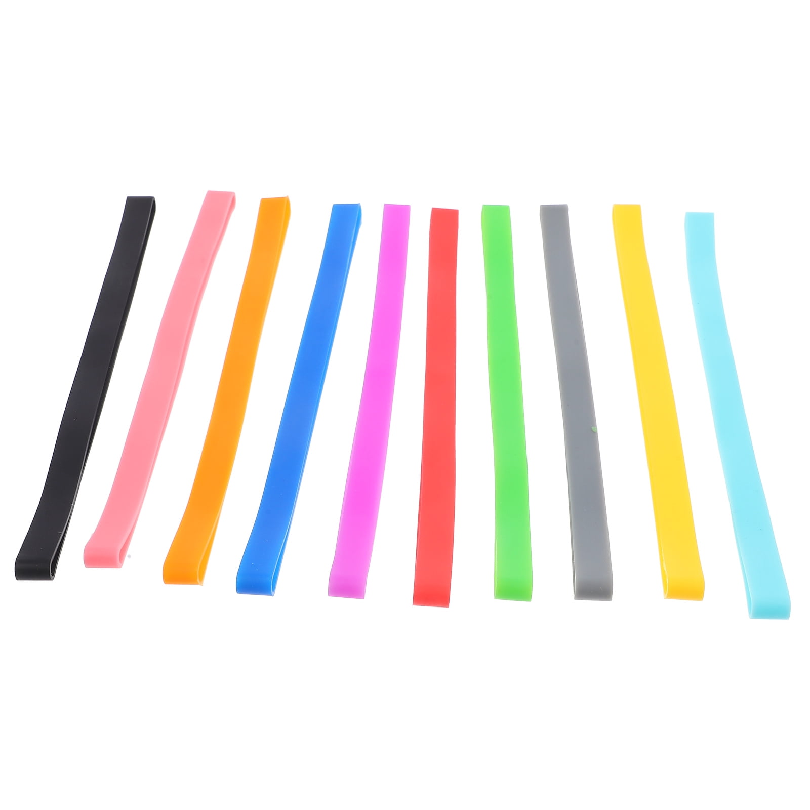 Guichaokj Small Rubber Bands 10 Pcs Strap Convenient Bulk Colored Large ...