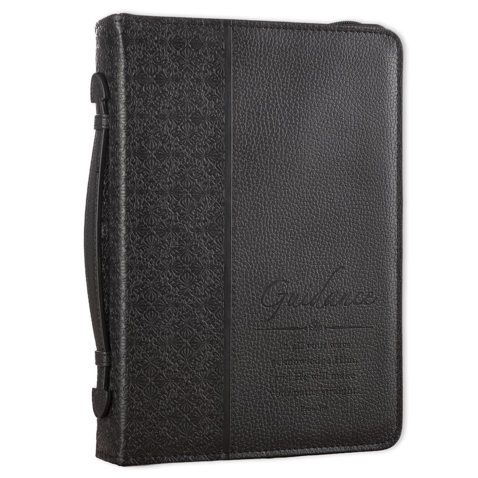 Guidance Black Bible / Book Cover - Proverbs 3:6 (Large) Christian Art ...