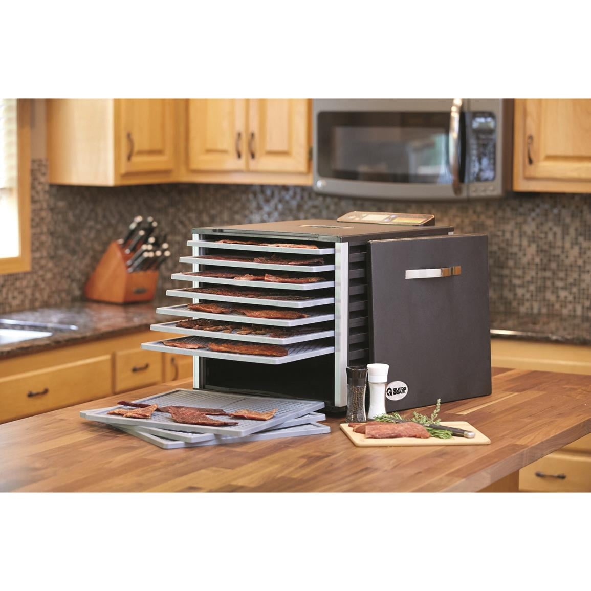 Guide Gear 10-Tray Heavy-Duty Food Dehydrator Machine for Beef Jerky ...