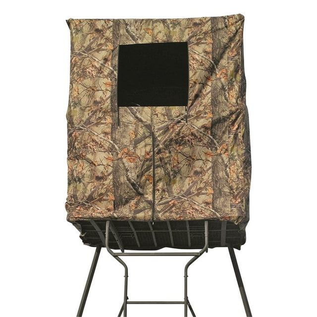 Guide Gear 2-Person Universal Tower Hunting Blind, Elevated Camo Tent ...