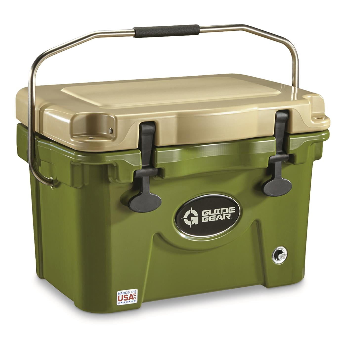 Guide Gear 20 Quart Cooler Tan/Green - Walmart.com