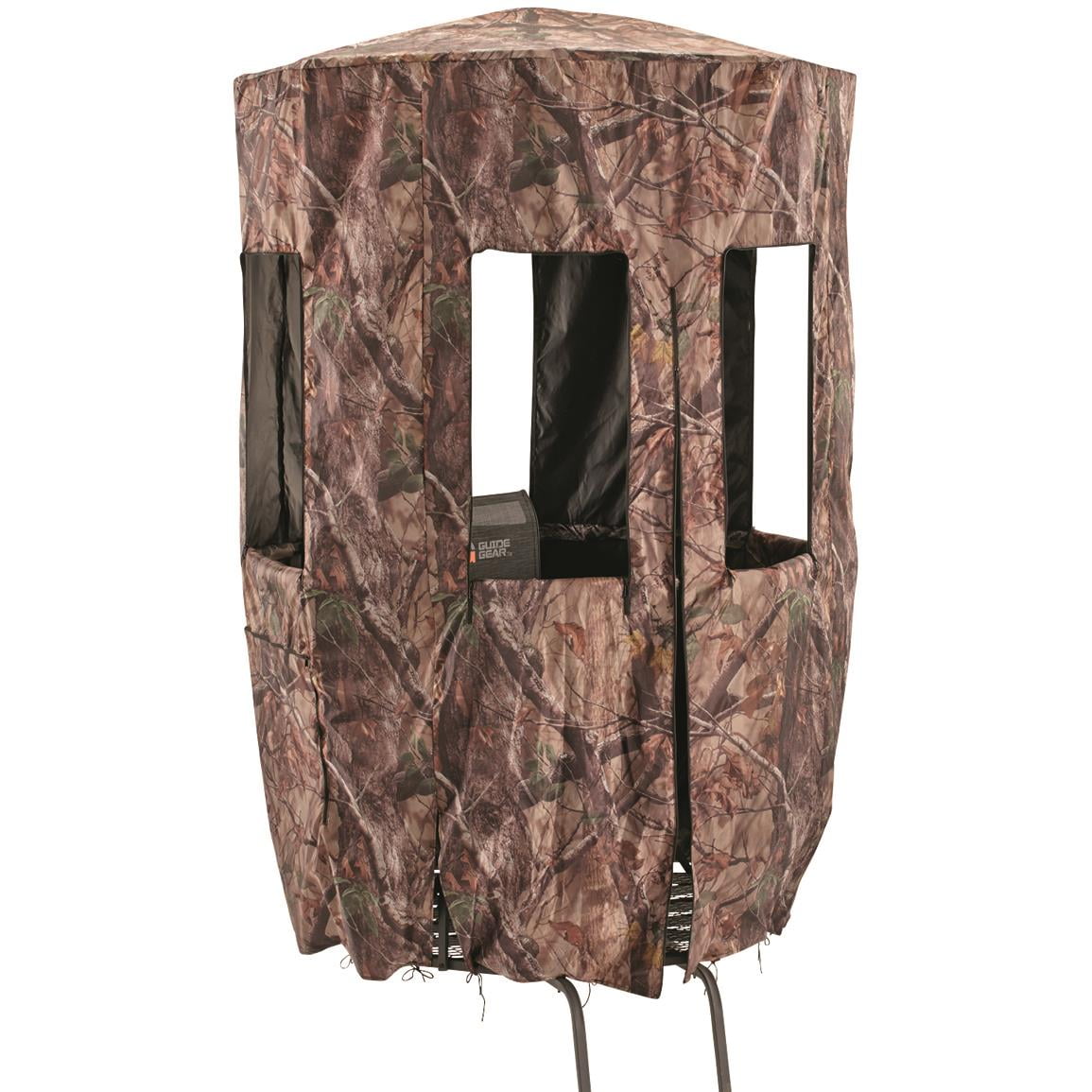 Guide Gear Elevated Platform Full Blind Enclosure, 20' Tripod Hunting ...