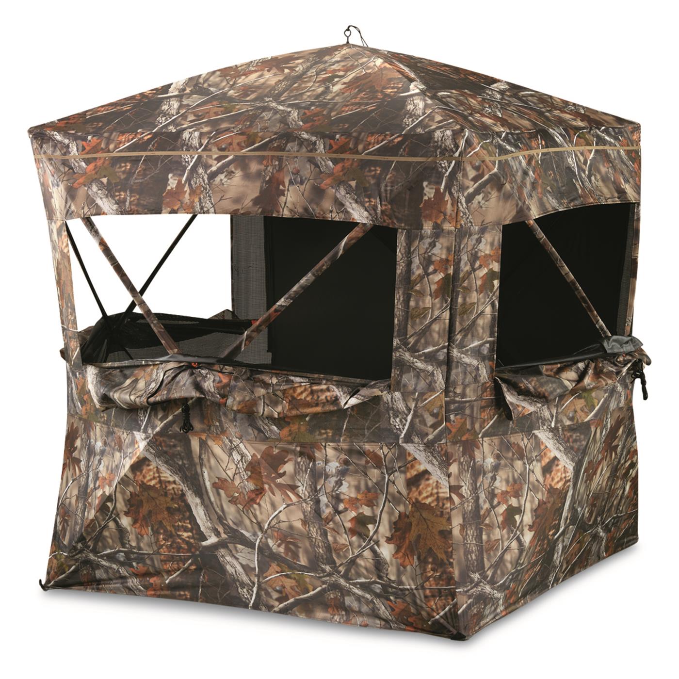 Guide Gear Lightweight See-Through Hub Blind JX Camo - Walmart.com