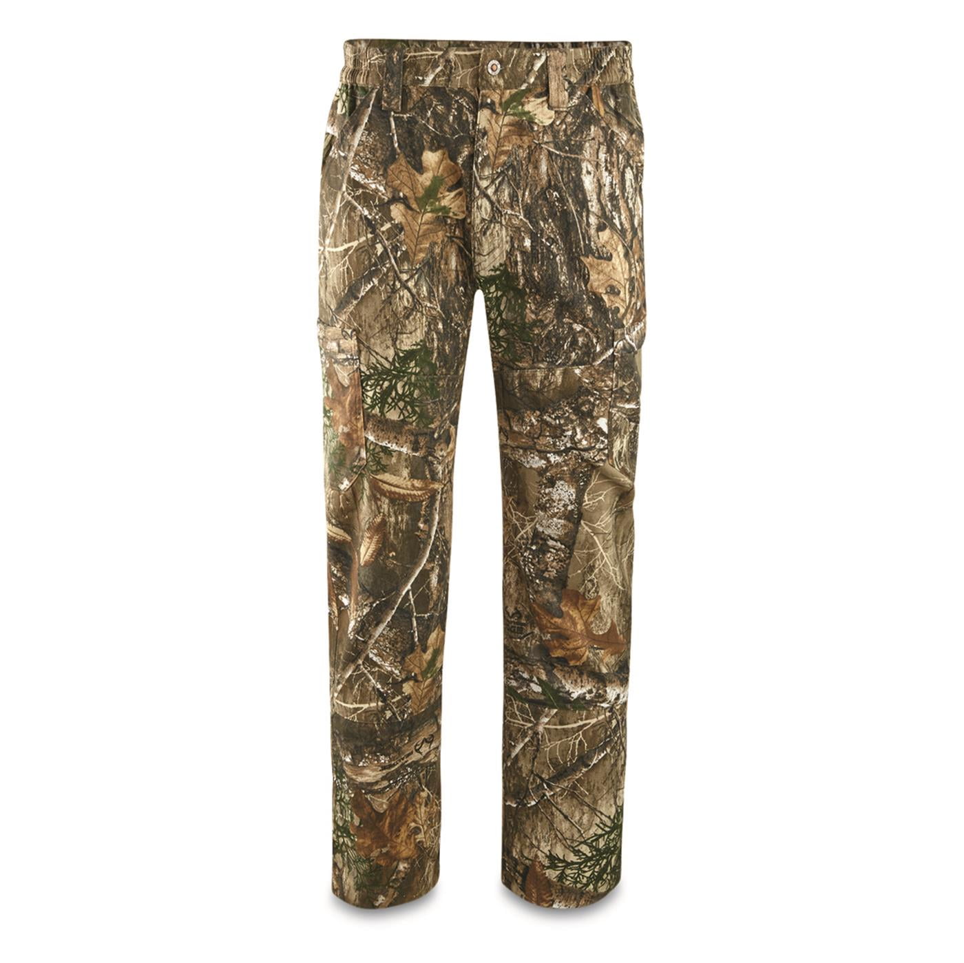 Guide Gear Men's Brush Camouflage 6-Pocket Hunting Pants with Cargo ...