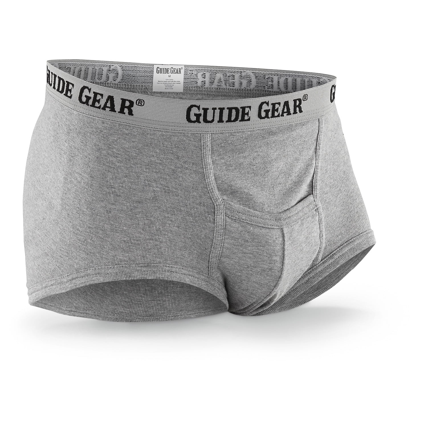 Guide Gear Men's Briefs, 6 Pack Gray LARGE - Walmart.com