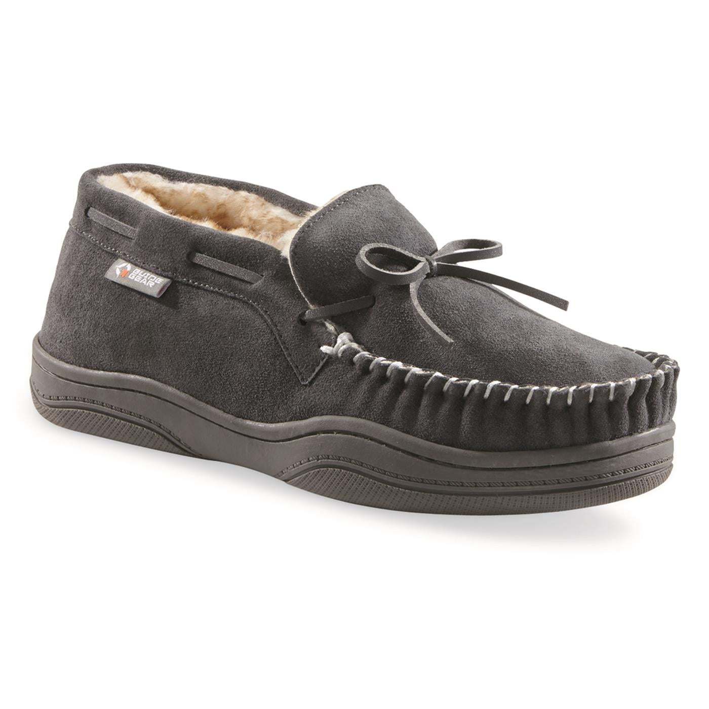 Guide Gear Men's Chukka Moc Slippers Charcoal 11D (Medium) - Walmart.com