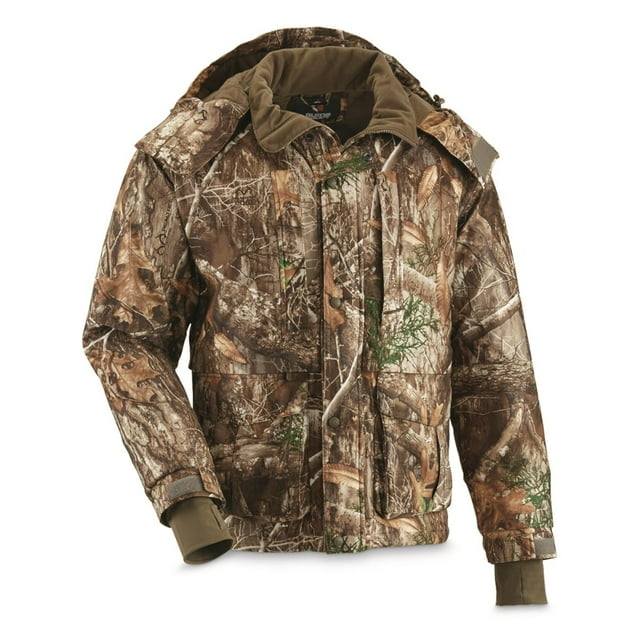 Guide Gear Men's Dry Hunting Parka, Insulated Waterproof Camo Hunt ...