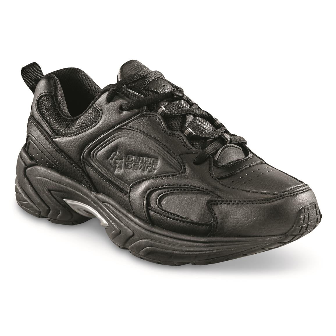 Guide Gear Men's Lace-Up Walking Shoes Black/Charcoal 11 4E ...