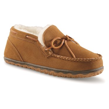 Guide Gear Men's Double-face Shearling Boot Slippers Brown Bomber 11D ...