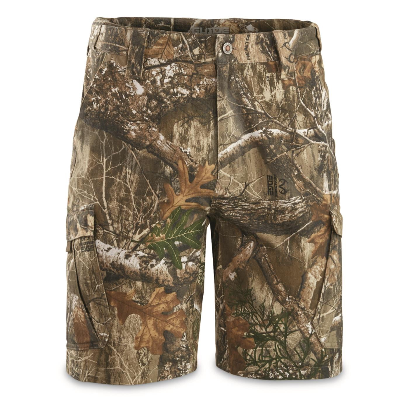 Guide Gear Men's Camo Cargo Work Shorts Realtree Edge 50 - Walmart.com