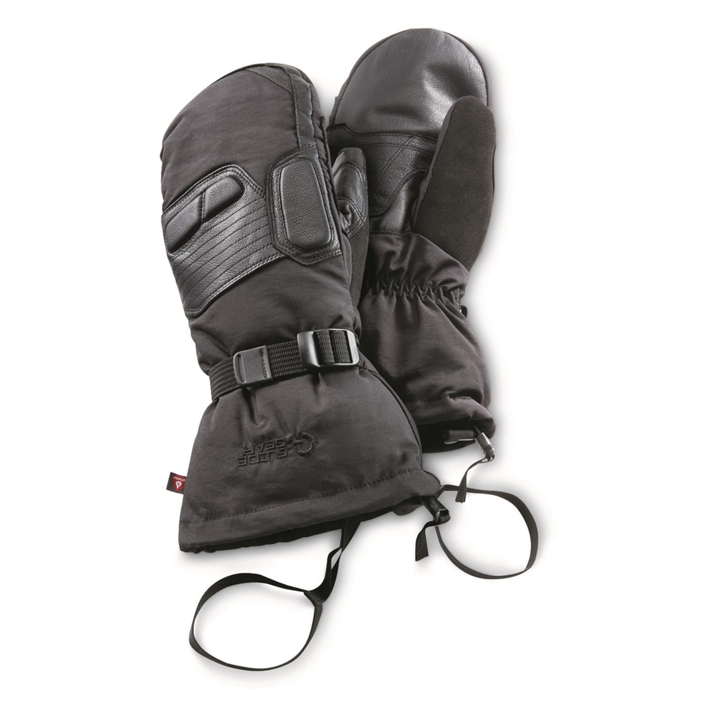Guide Gear Monolithic Primaloft Waterproof Insulated Mittens Black ...