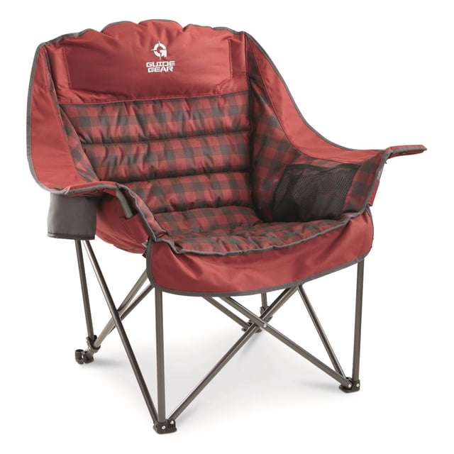 Guide Gear XL Oversized Comfort Padded Camping Chair, Heavy Weight ...