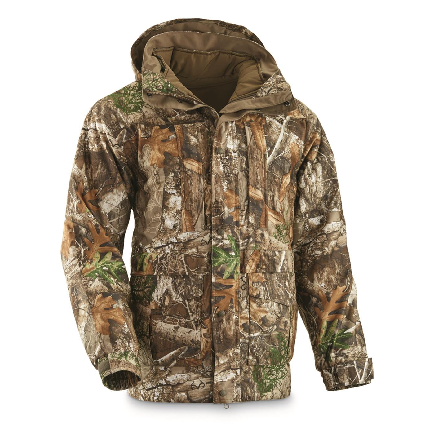Guide Gear Steadfast 4-in-1 Camouflage Hunting Parka, Reversible ...