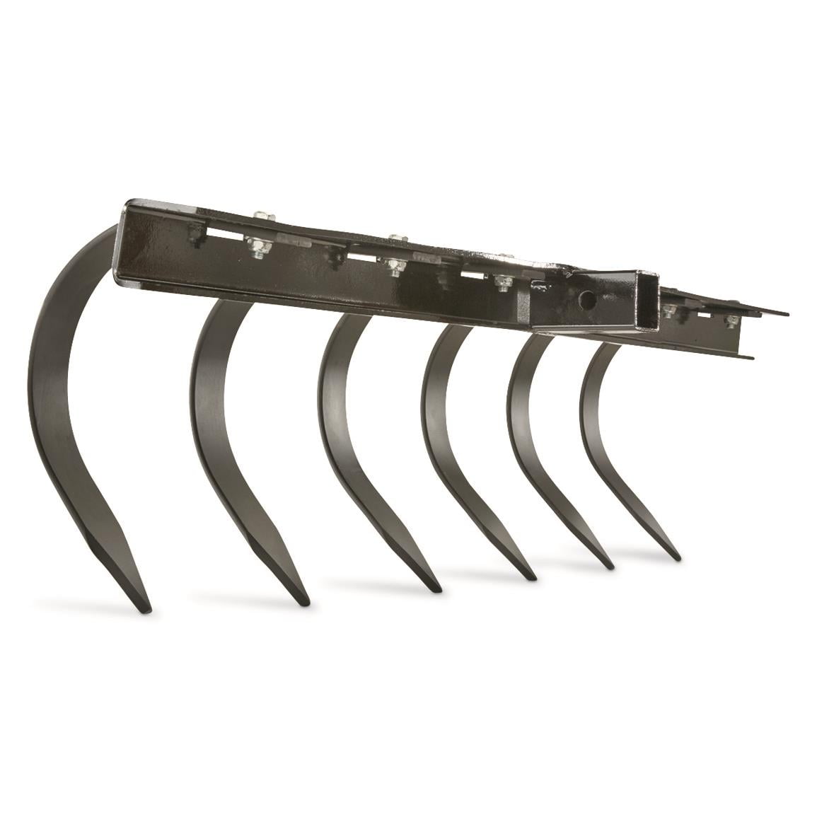 "Guide Gear ATV/UTV/Truck, 51"" Wide Tine Plow Attachment with 6 Blades ...