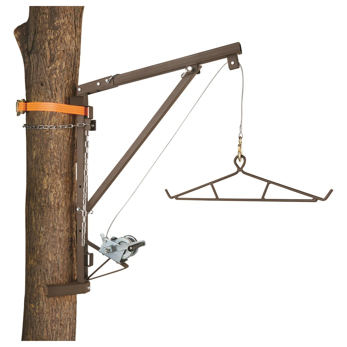 Guide Gear Tree Mounted Deer Hoist Stand, Game Hanger for Hunting, Hide ...
