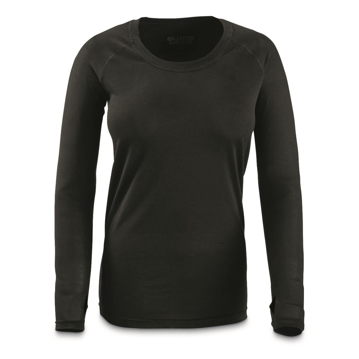 Guide Gear Women's Lightweight Base Layer Top Black XL - Walmart.com