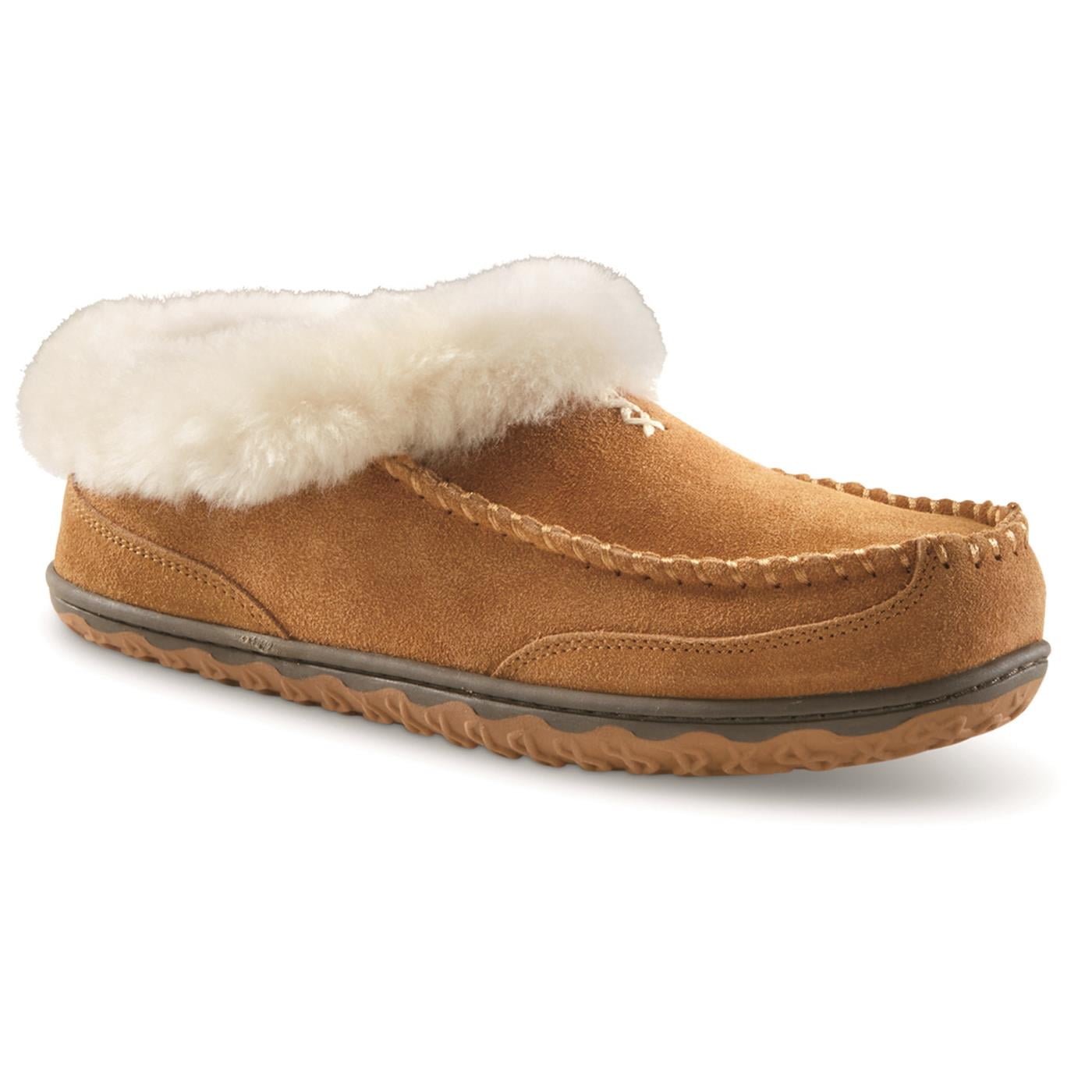 Guide Gear Women's Shearling Clog Slippers Chestnut 9B (Medium ...