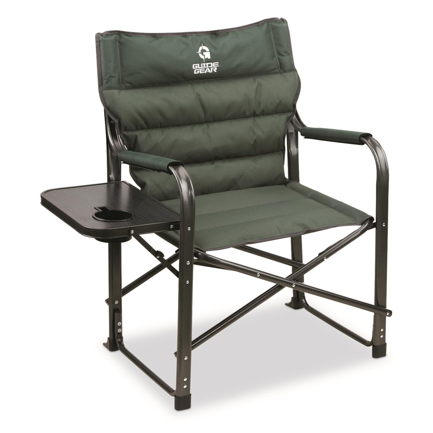 Guide Gear XL Padded Director's Camp Chair, 400-lb Capacity, 600D ...