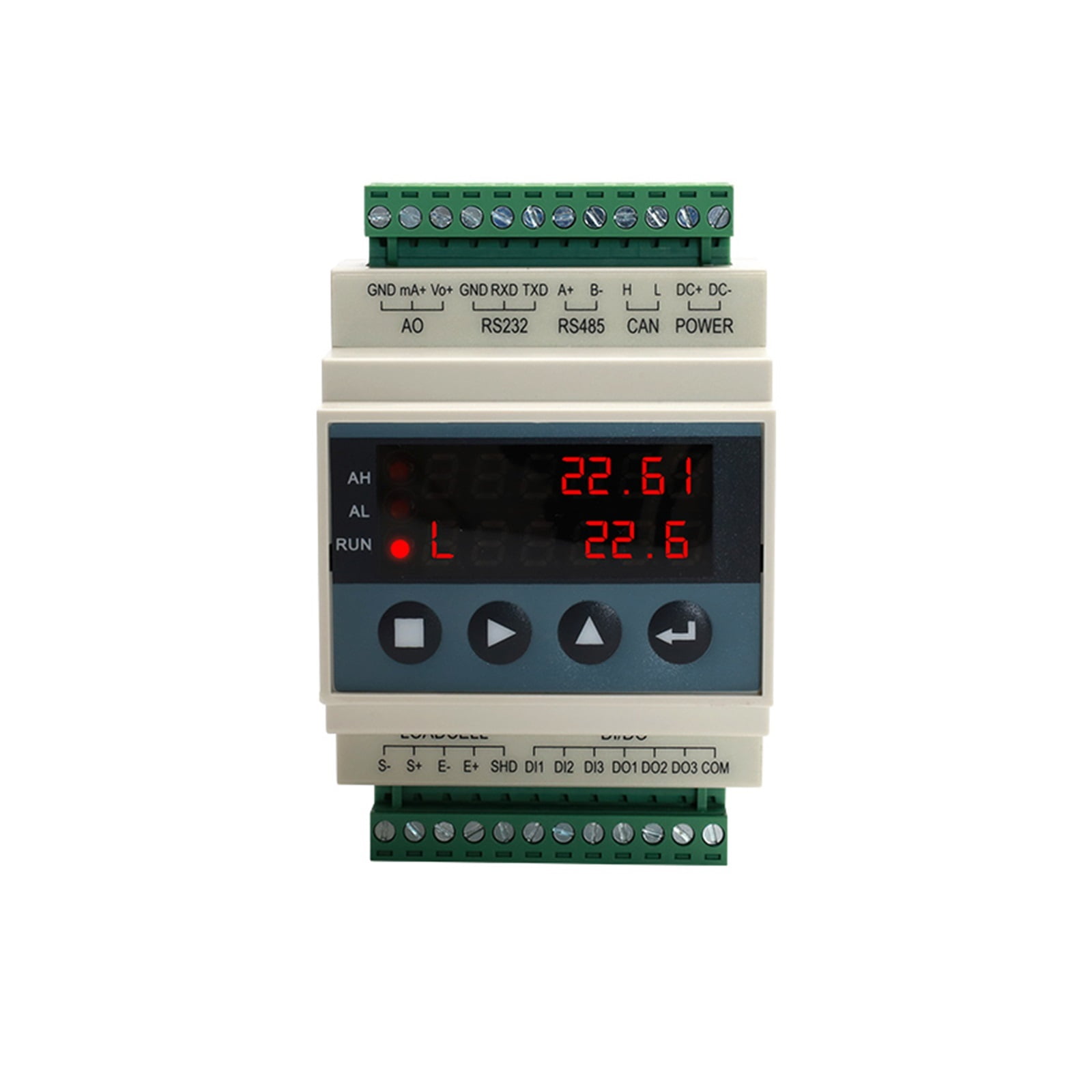 Guide Rail Type Weighing Control Module RS485 Weight Transmitter Signal ...