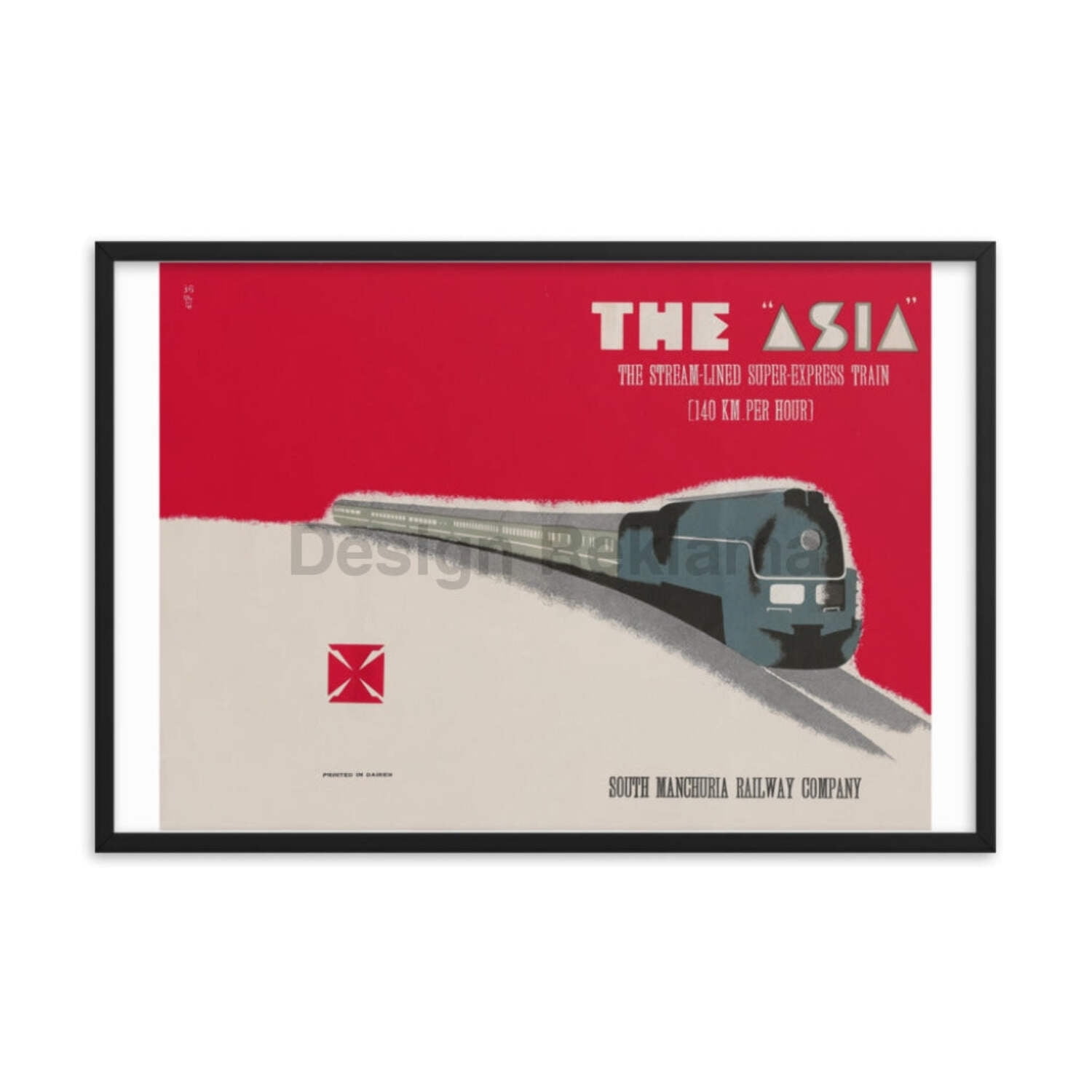 Guide to "the Asia Express" Train, run by the South Manchuria Railway ...