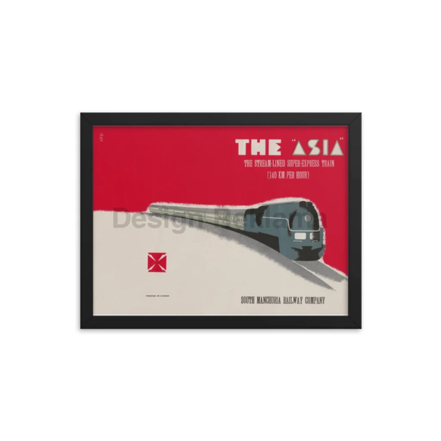 Guide to the Asia Express Train, run by the South Manchuria Railway ...