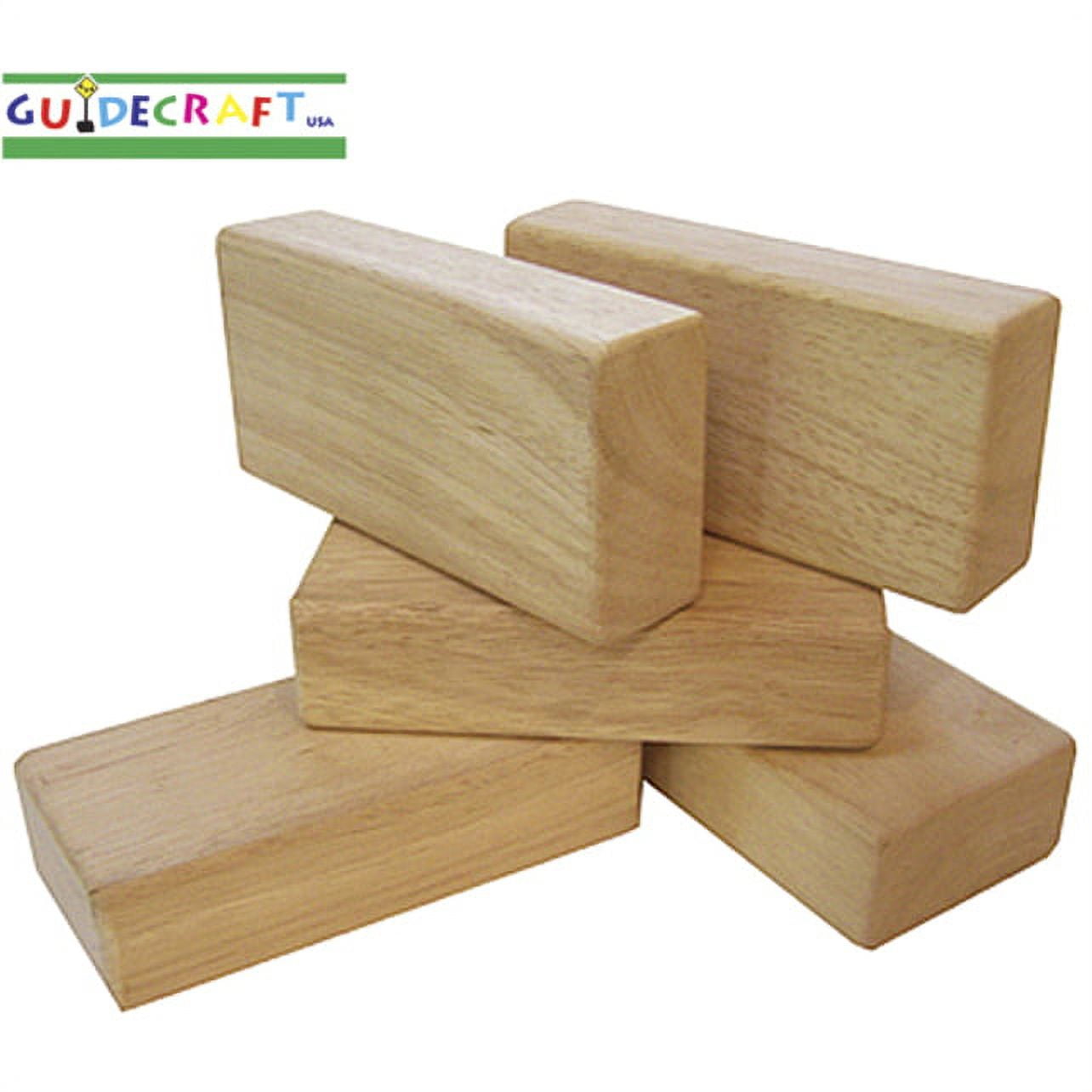 Guidecraft 5 pc Hardwood Unit Block Set - Walmart.com