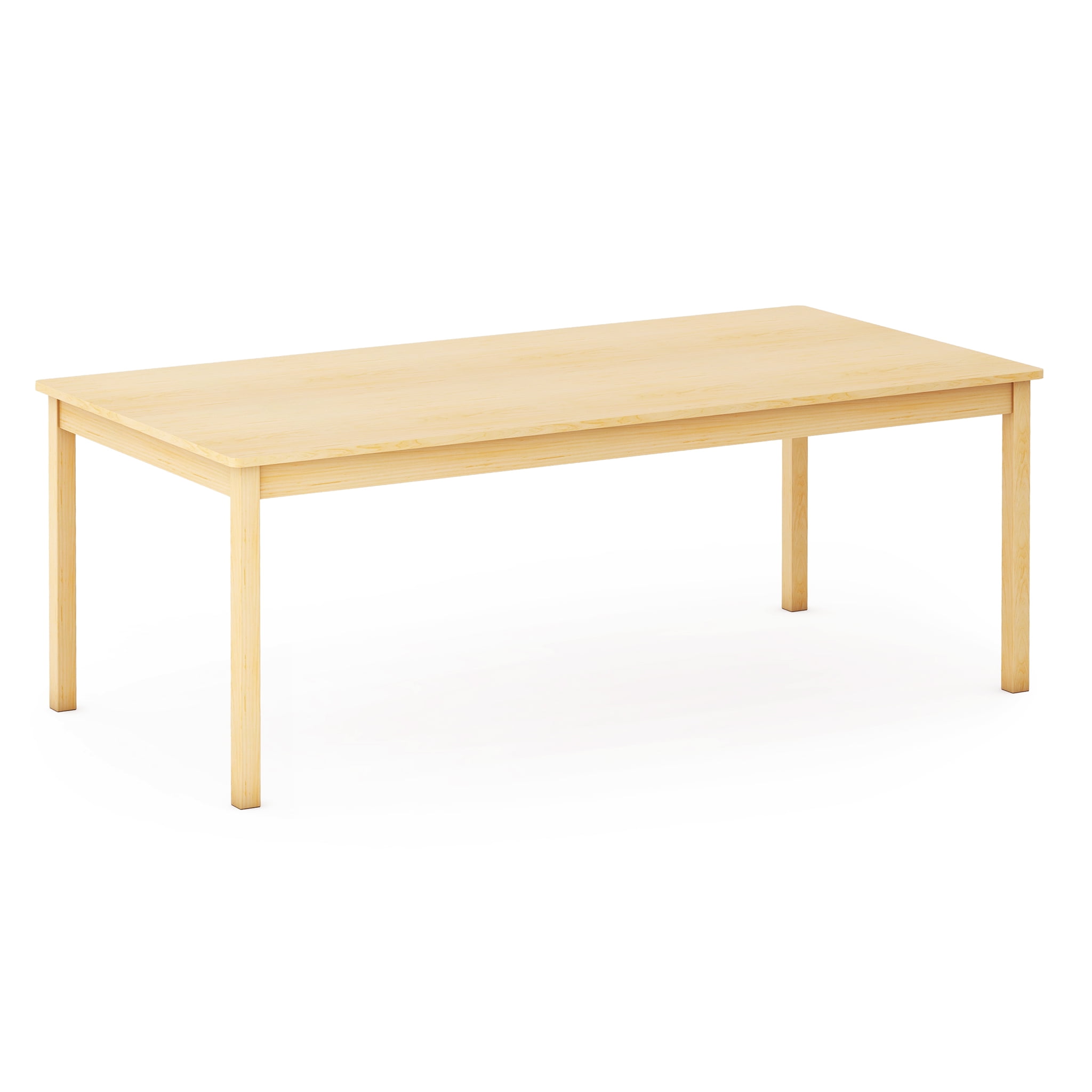 Guidecraft EdQ Kids Activity Table - Natural: Rectangular Craft Table ...