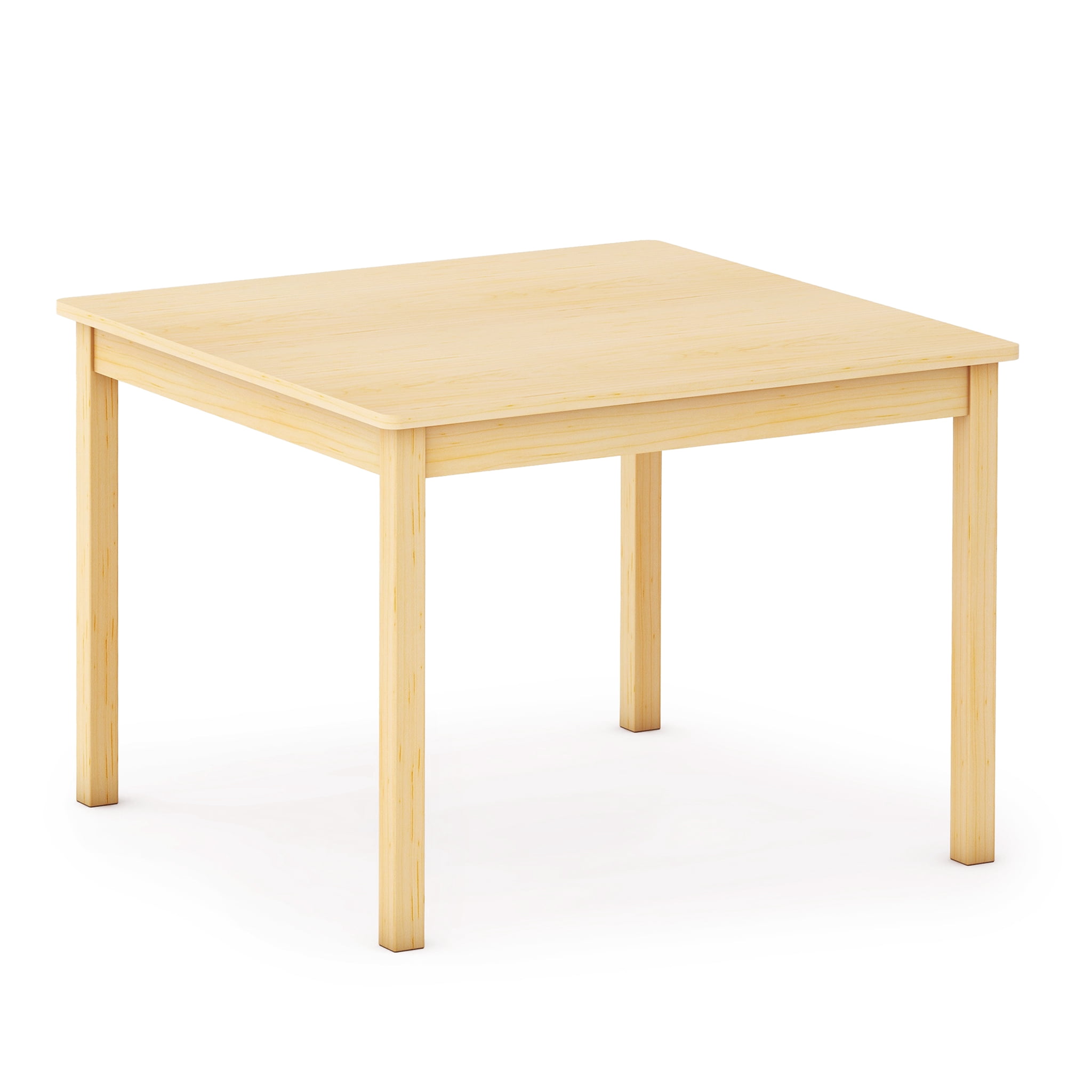 Guidecraft EdQ Kids Activity Table - Natural: Square Wooden Desk ...