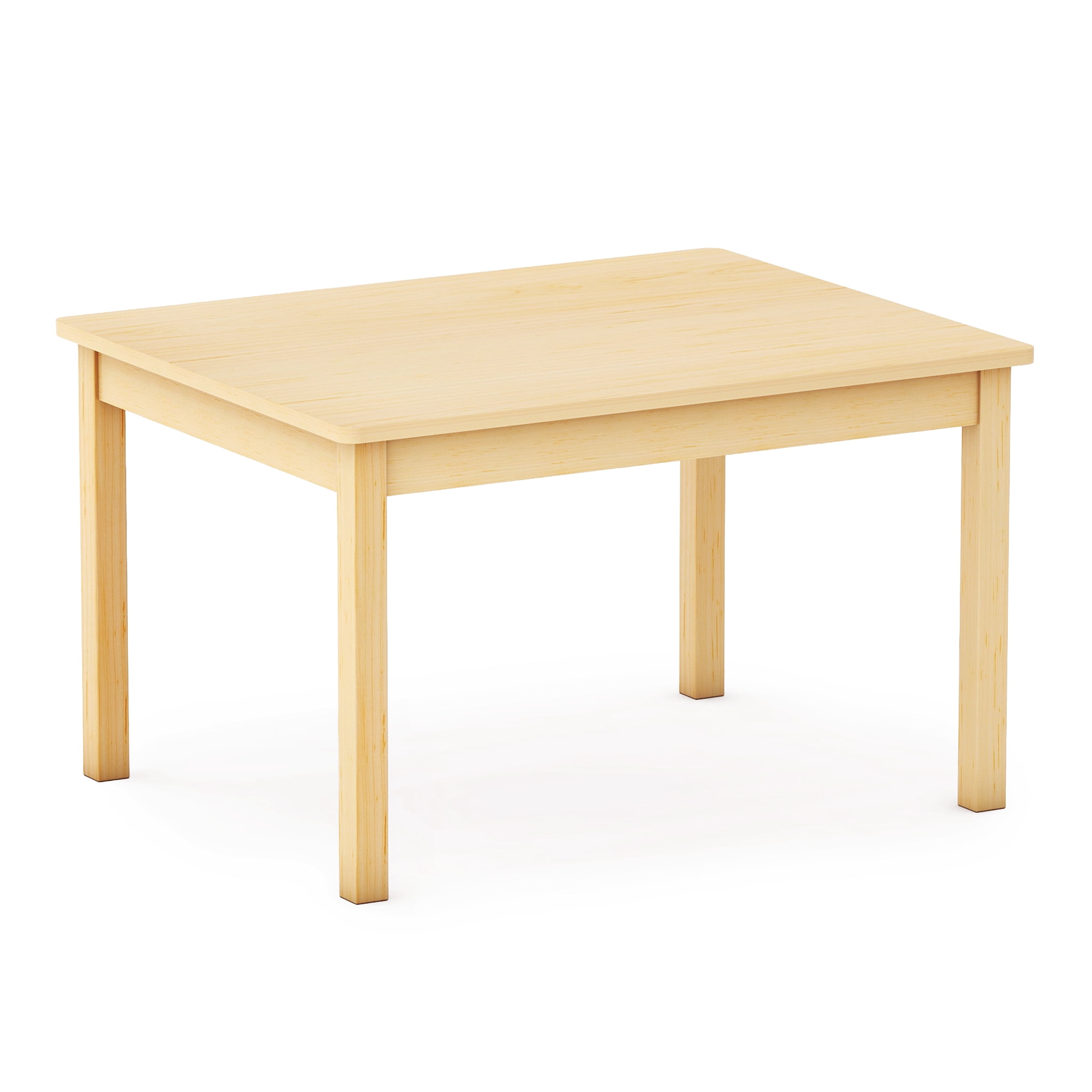 Guidecraft EdQ Toddler Table - Natural: Rectangular Wooden Activity ...