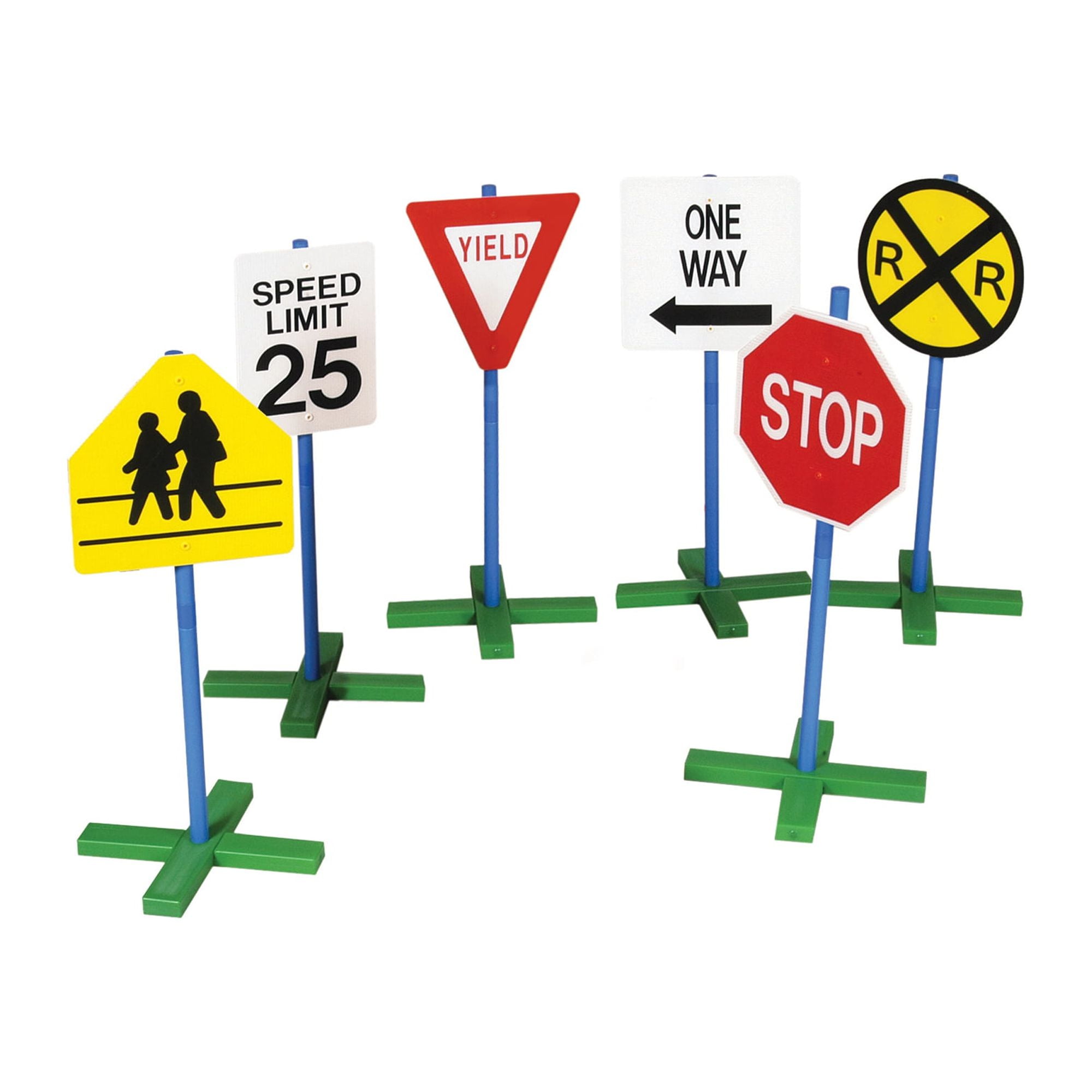 Guidecraft Guidecraft Drivetime Signs - Set of 6 - Walmart.com