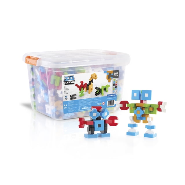 Guidecraft Guidecraft IO Blocks Building Toy 500 Piece Educational Set ...