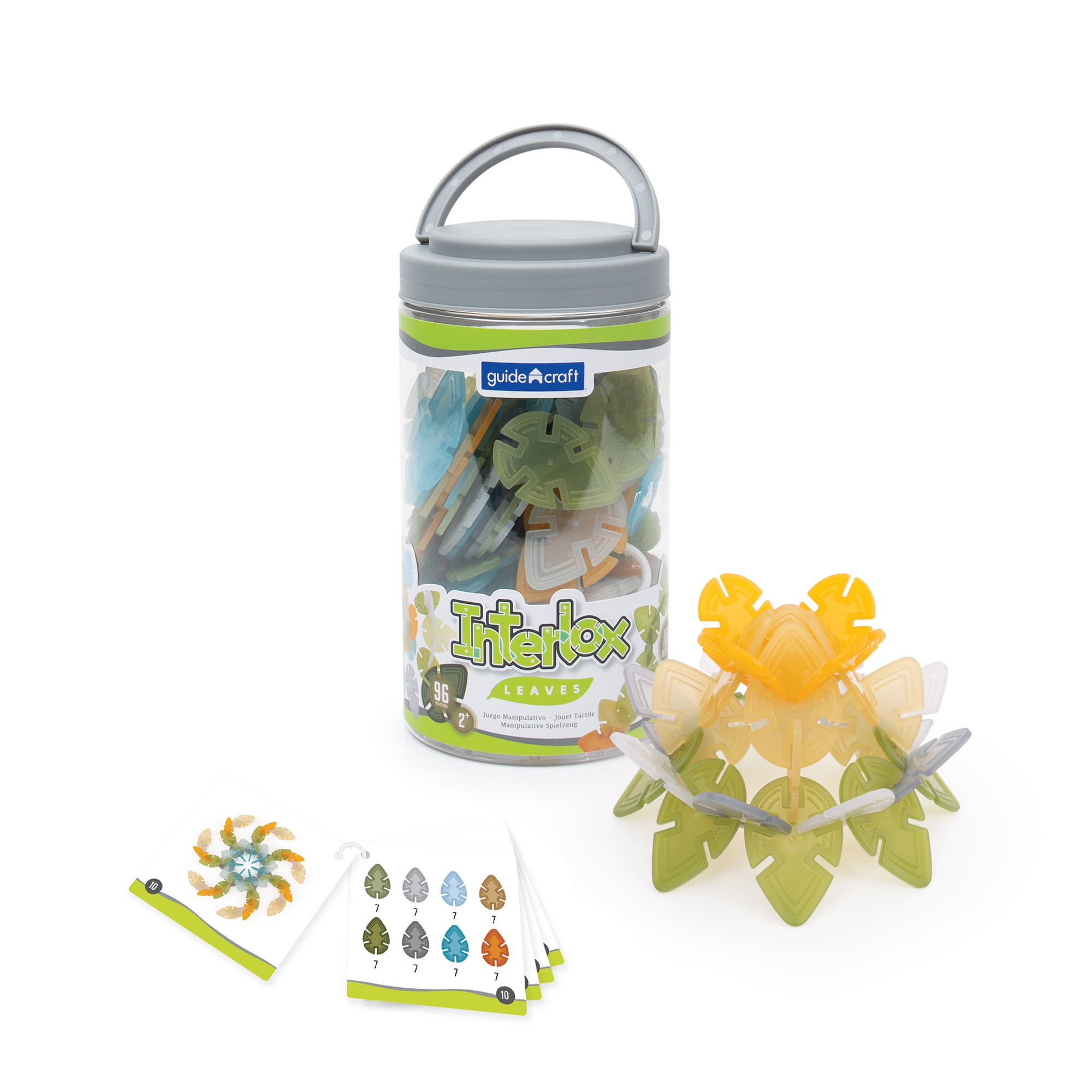 Guidecraft Guidecraft Interlox Leaves - 96 Piece Set: Construction Toy - Creativity and ...