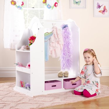 Guidecraft Kids' Rotating Dress Up Storage Center - Lavender: Children ...