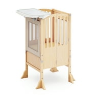 Guidecraft Montessori Wooden Children's Folding Double Kitchen Helper ...