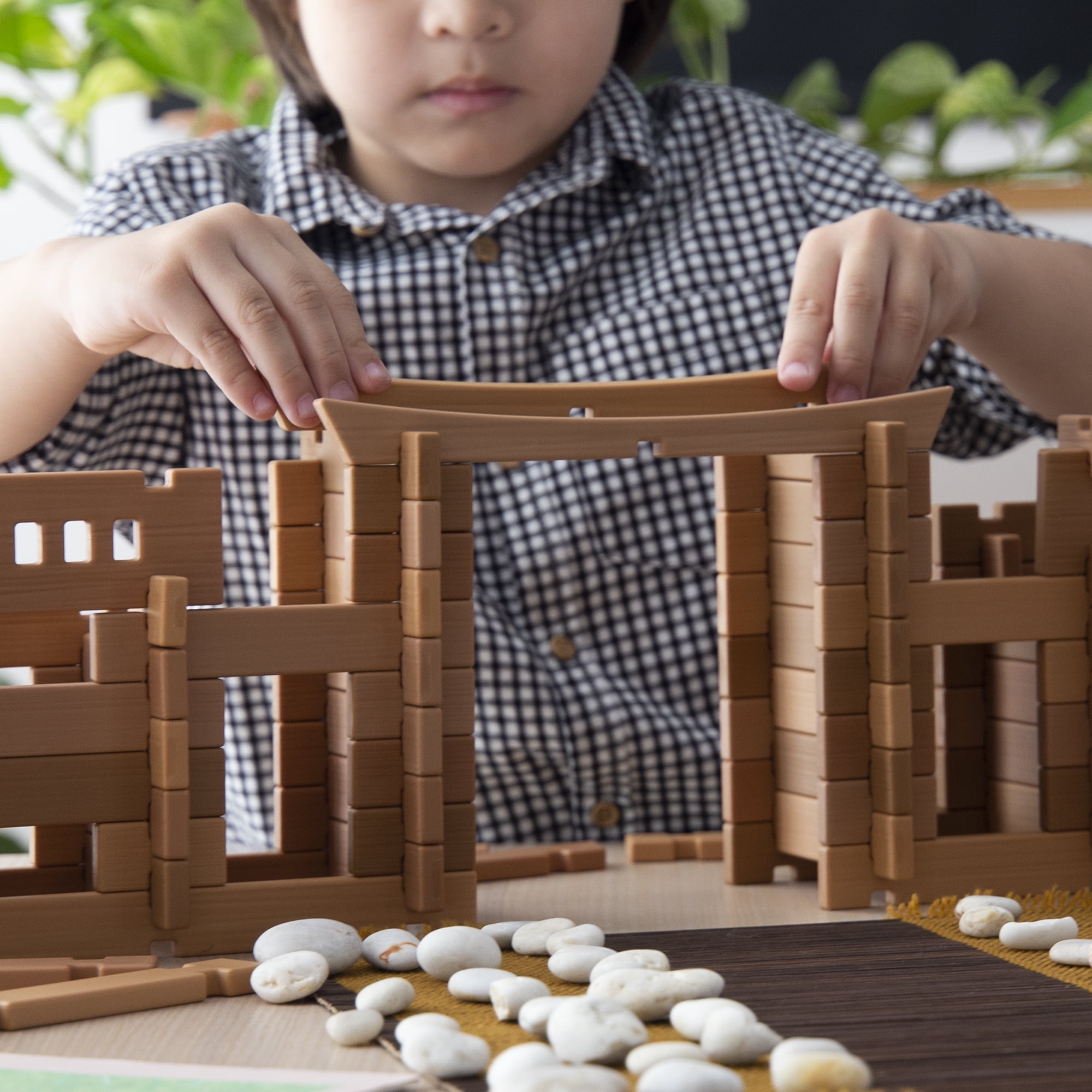 Guidecraft Notch Blocks - Eastern 132 Piece Set - Walmart.com